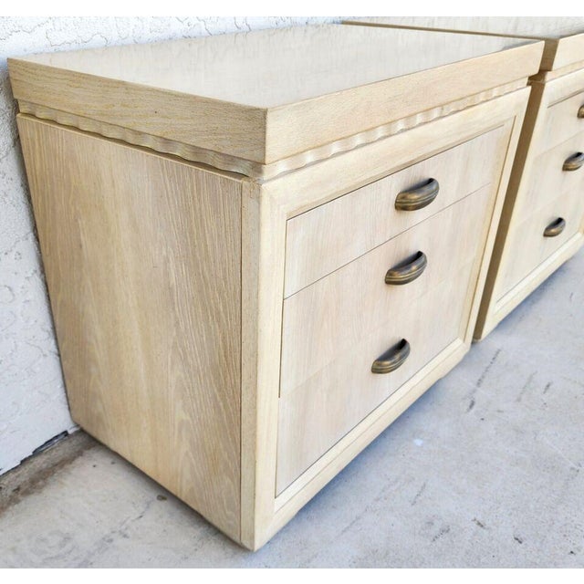 Henredon Nightstands Bedside Chests Pair | Chairish