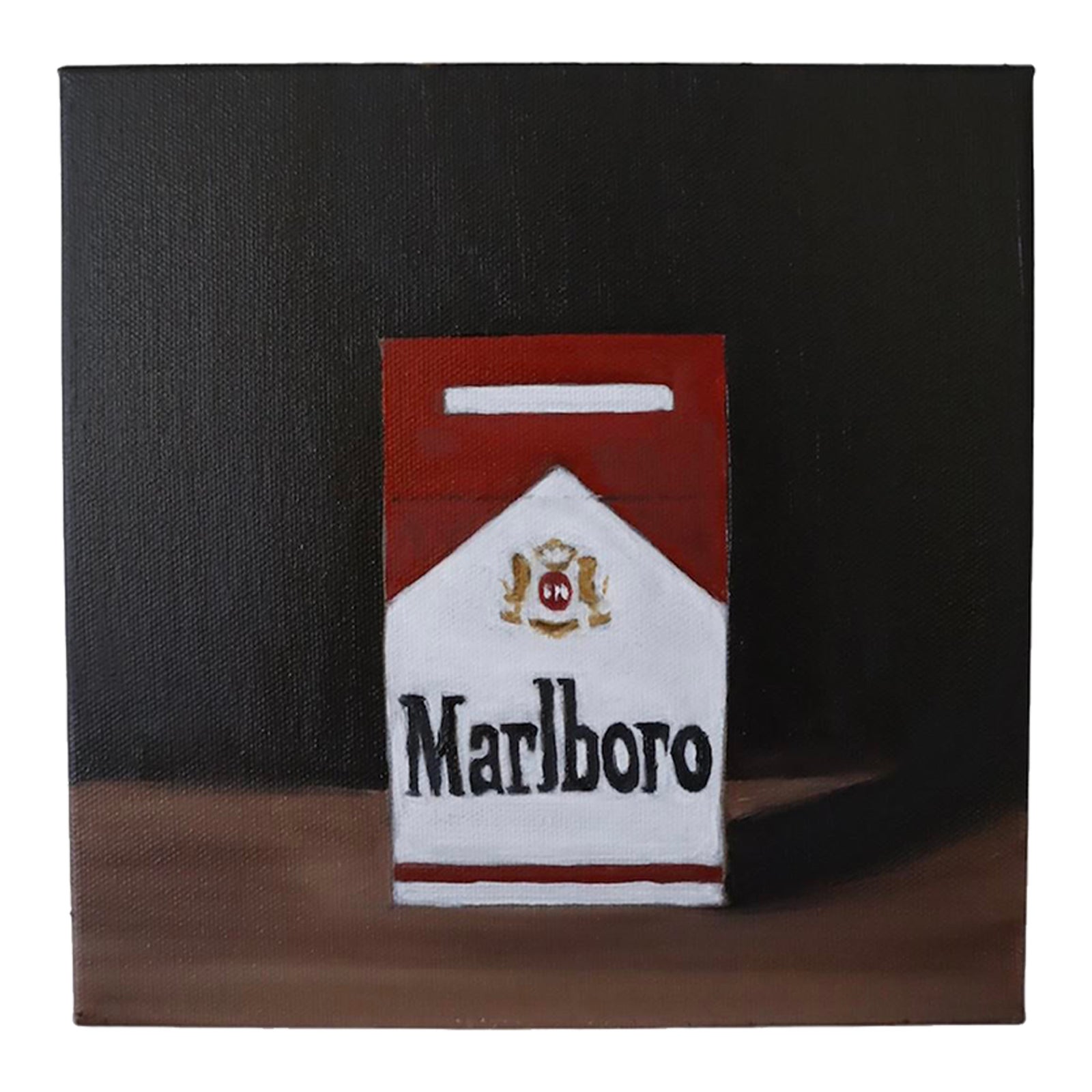 Marlboro Original Oil Painting by Jennifer Jan | Chairish