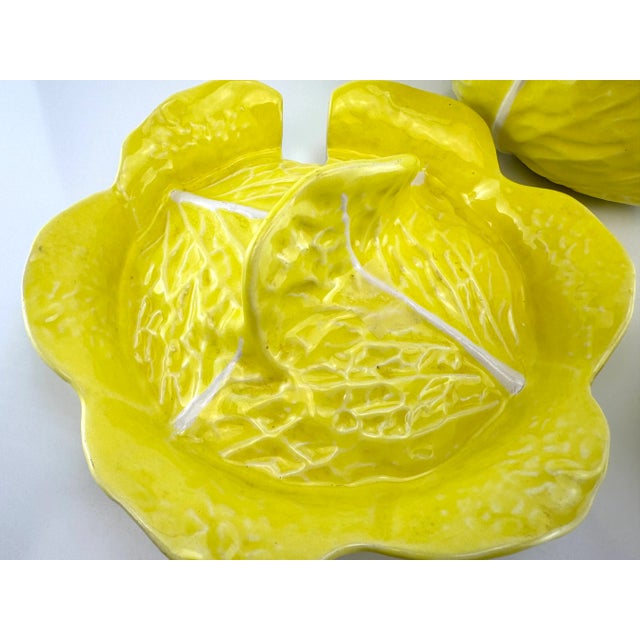 Vintage Mid 20th Century Secla Portugal Majolica Yellow Cabbage Soup ...