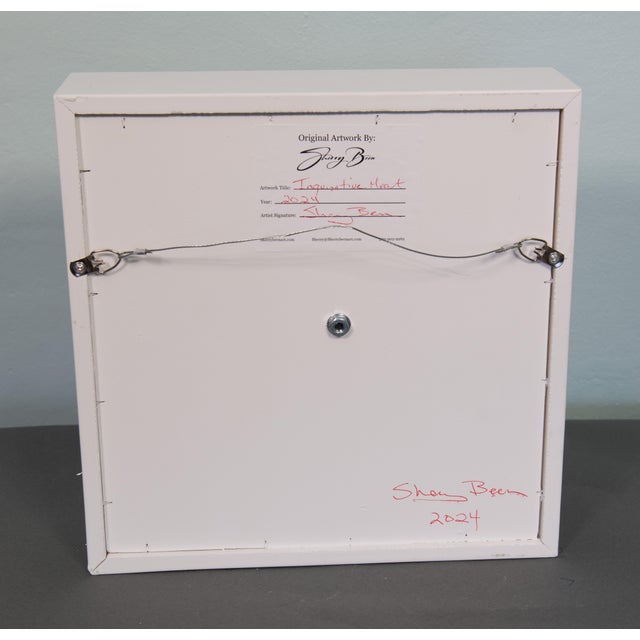 "Inquisitive Heart" Abstract Wall Art Sculpture, 2024 | Chairish