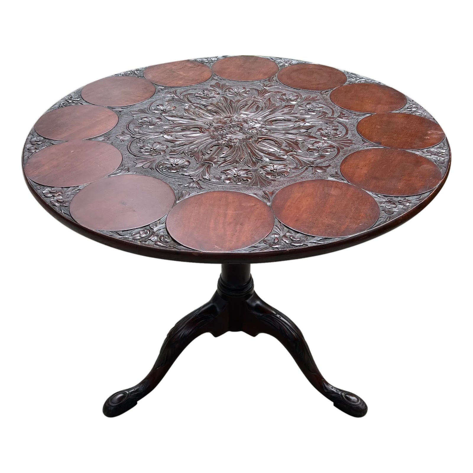 19th Century English Mahogany Supper Table | Chairish