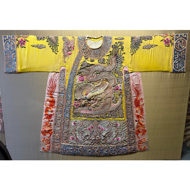 19th Century Dragon Kimono Robe for Chinese Theater | Chairish