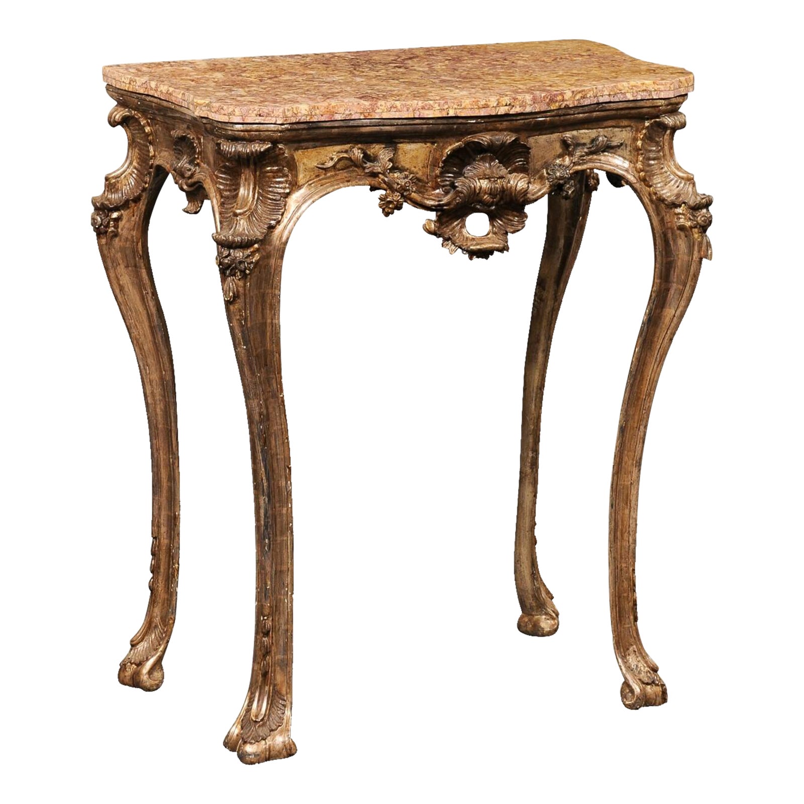 18th Century Italian Period Rococo Accent Table | Chairish