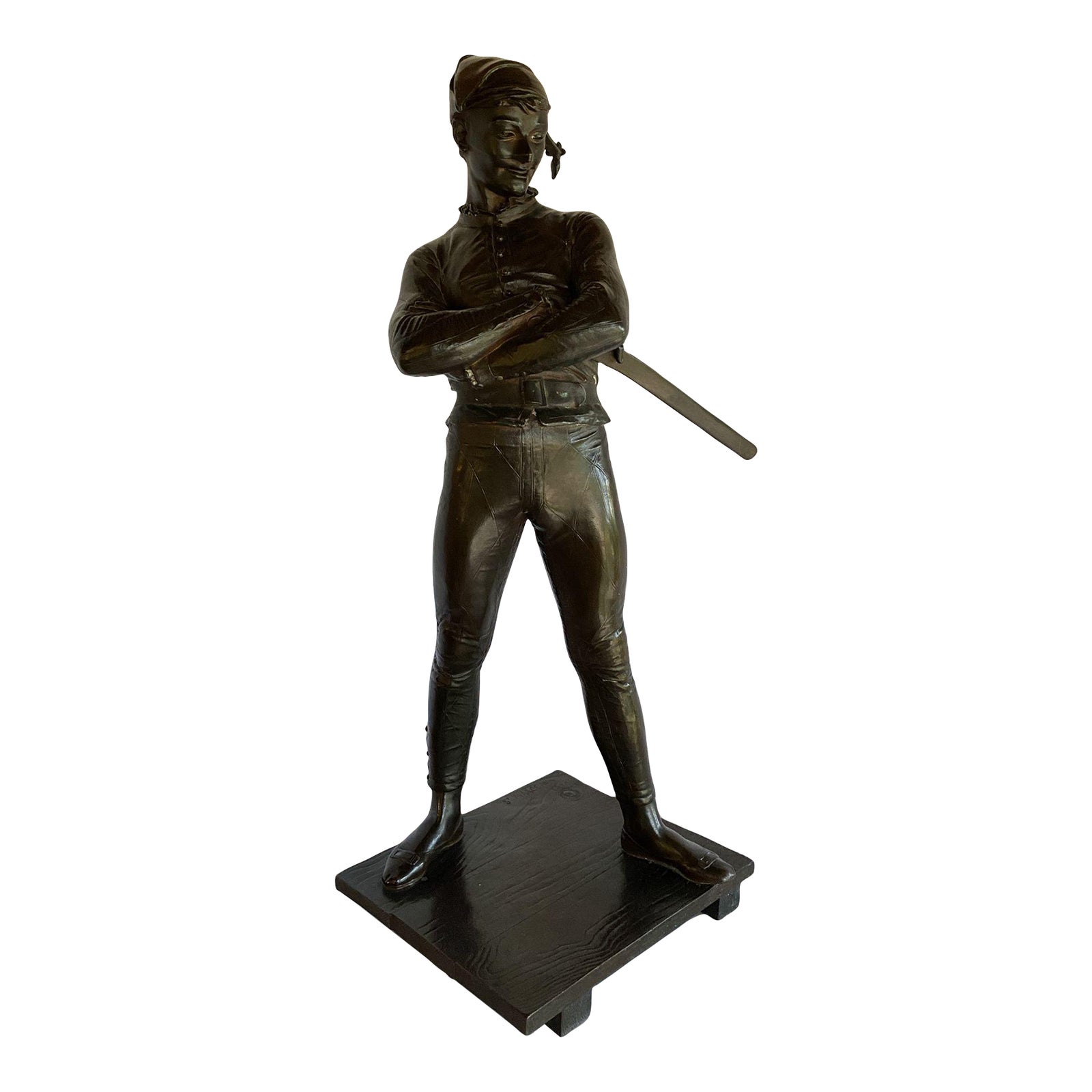 Victorian Bronze Statue of Arlequin Harlequin by René De Saint-Marceaux ...