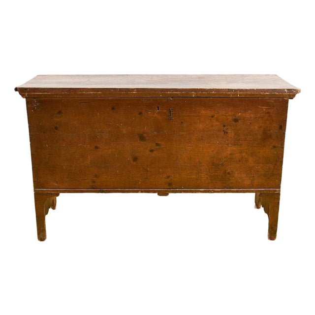 Vintage Wood Chest, Early 1900s | Chairish