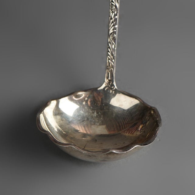 Antique Large Gorham Sterling Silver Ladle, Circa 1890 | Chairish