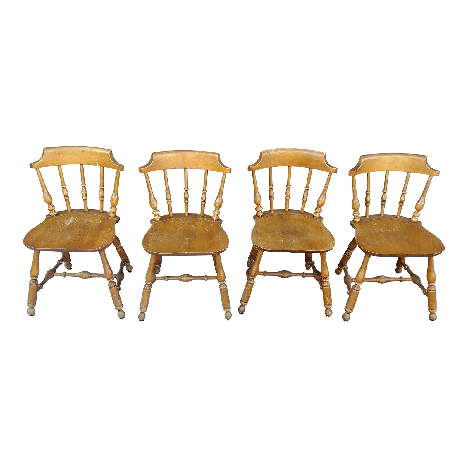 Mid 20th Century Vintage Nichols and Stone Dining Chairs- Set of 4 ...