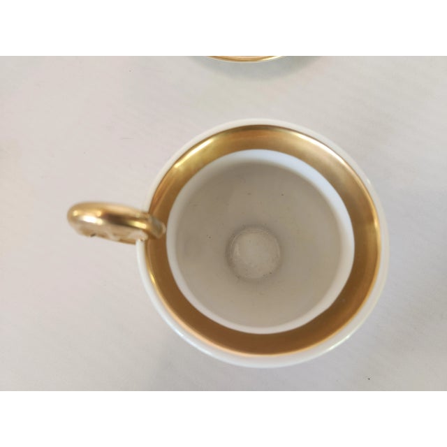 Mid 20th Century Andrea White Porcelain with Gold Trim (G-1225 ...