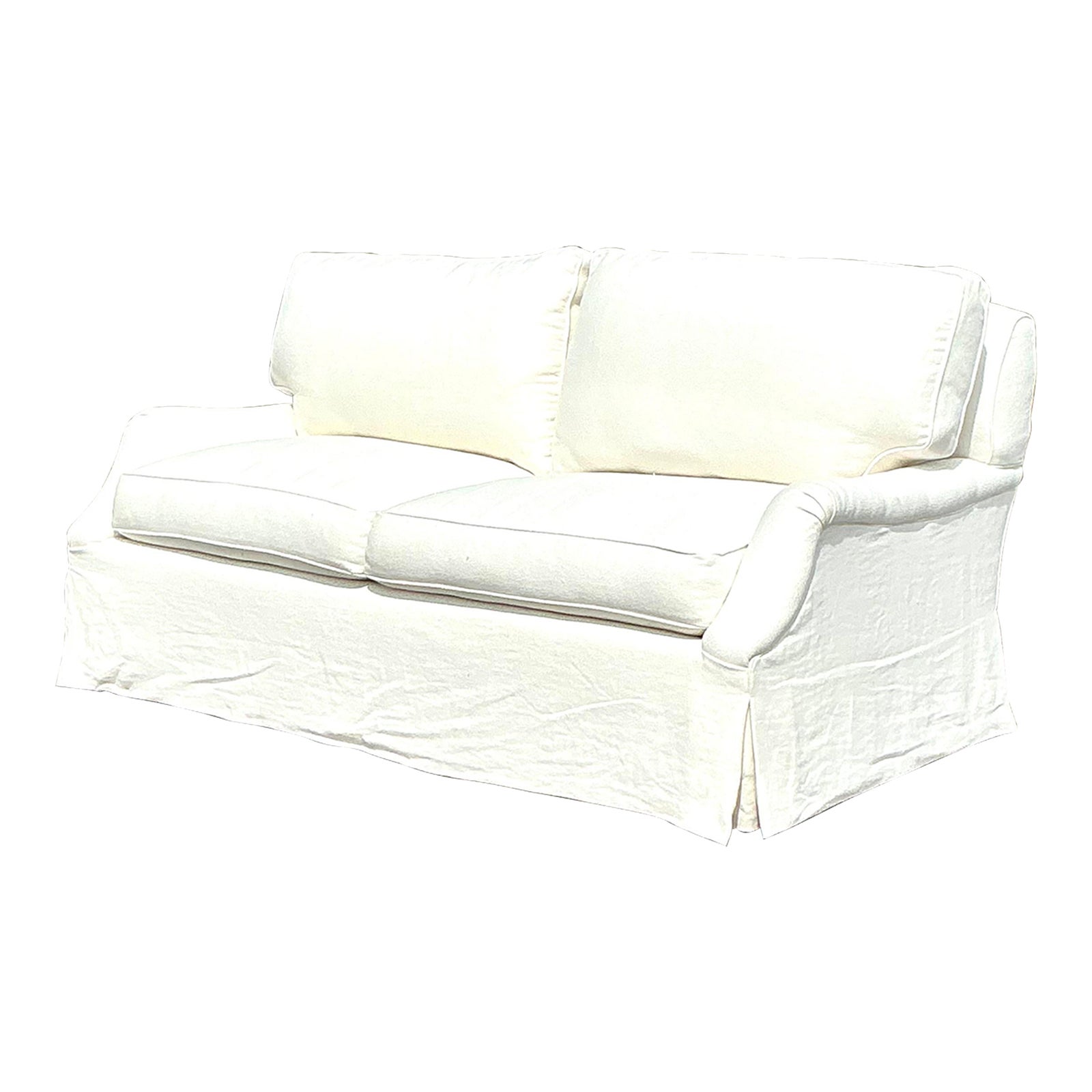 Vintage Regency A. Rudin Down Loveseat With Lee Jofa Upholstery | Chairish