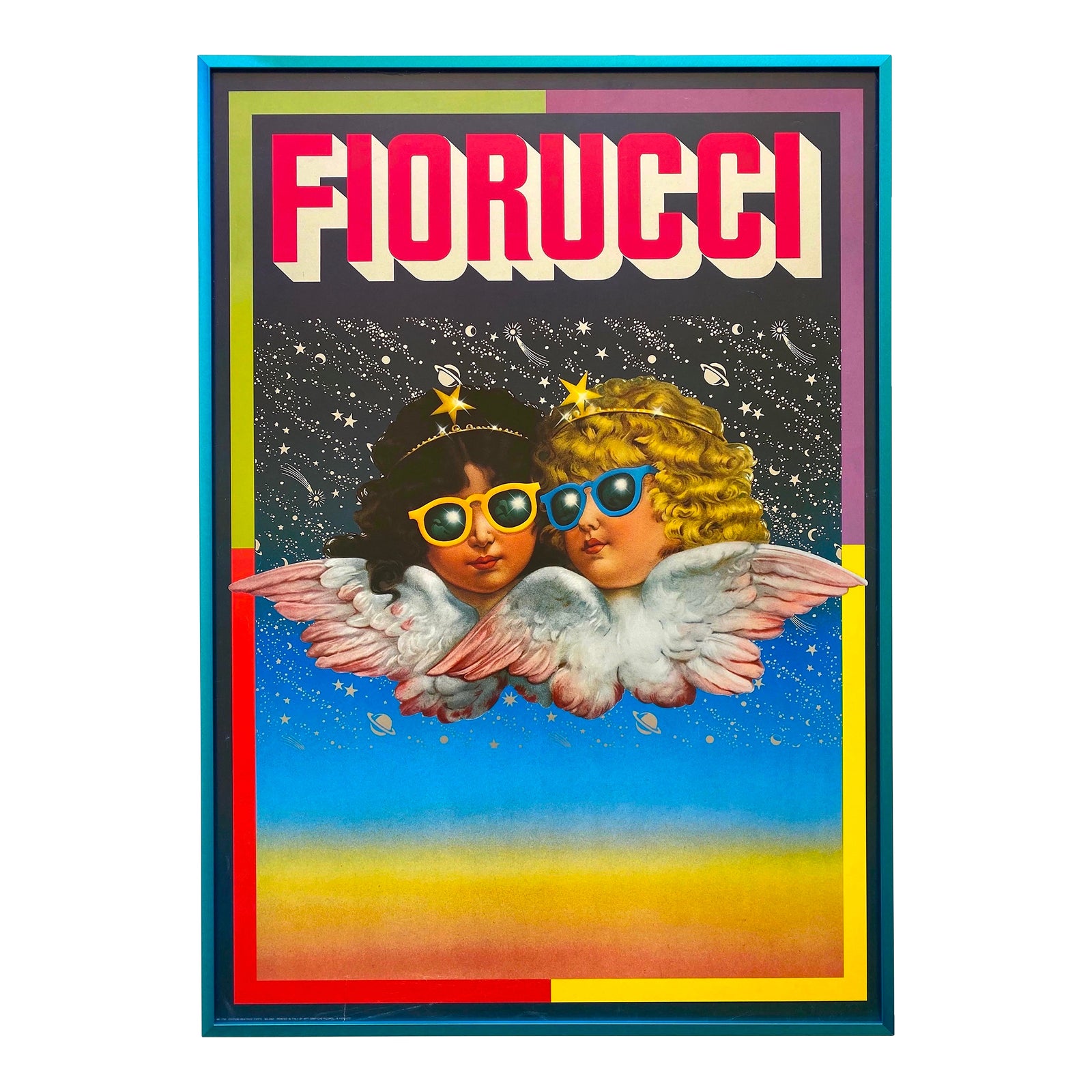 Fiorucci Vintage 1981 Postmodern Lithograph Print New Wave Italian ...