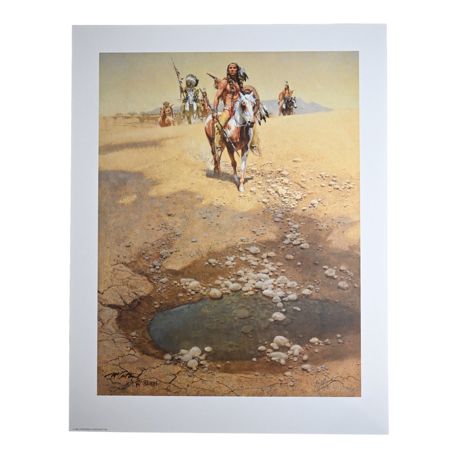 Frank McCarthy Comanche War Trail Signed & Numbered Limited Edition ...