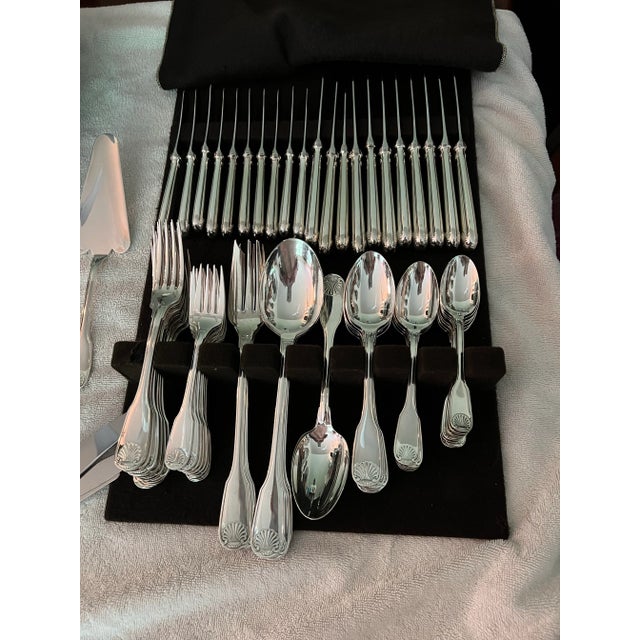 Vendome Arcantia by Christofle France Silverplated Flatware Set 82 ...