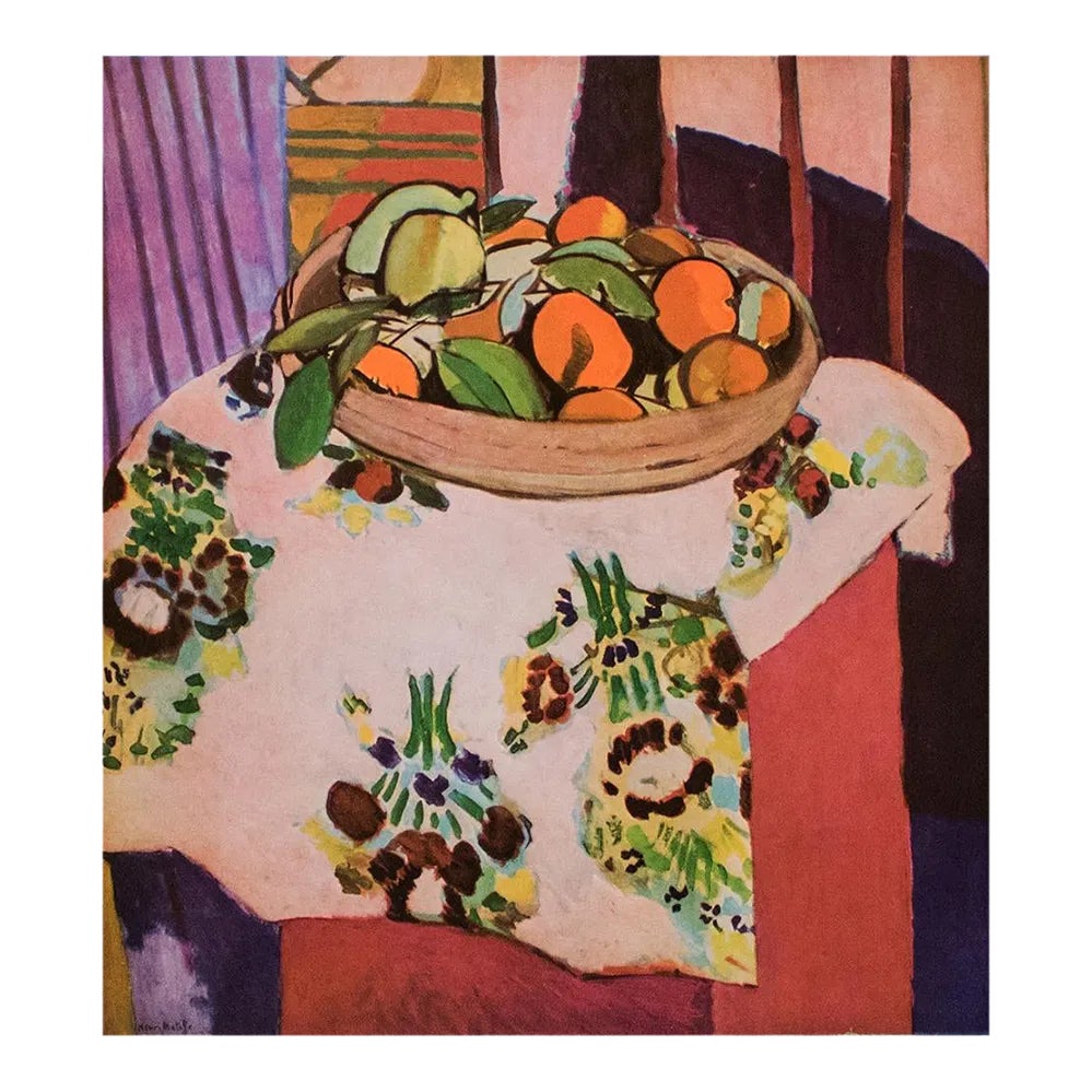 1940s After Henri Matisse, "Oranges" First Edition Period Swiss Vintage ...