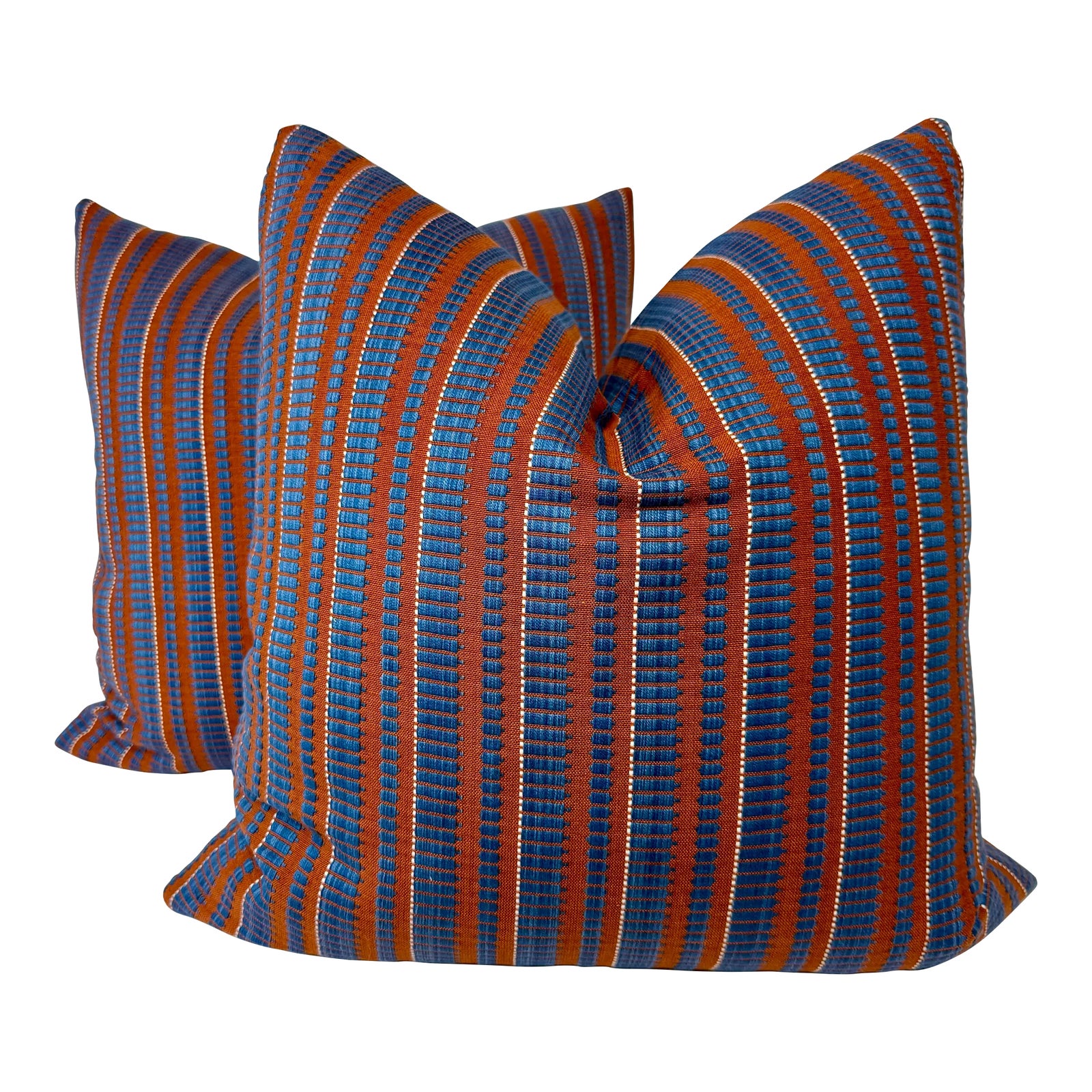 Zak + Fox "Oyo" in Color 04 22" PIllows-A Pair | Chairish