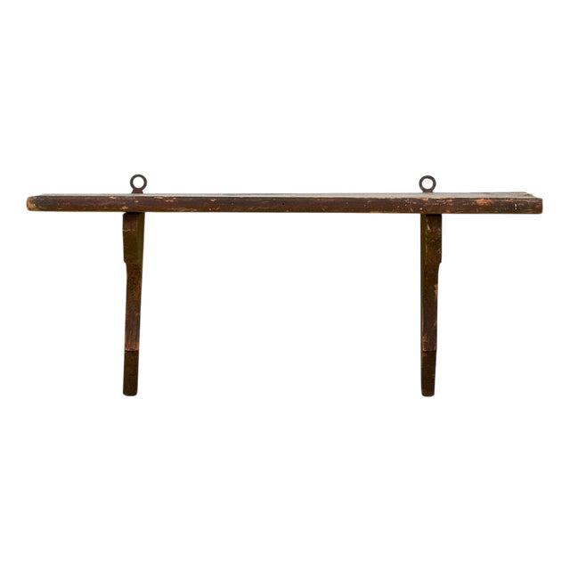 Vintage Shelf in Wood | Chairish