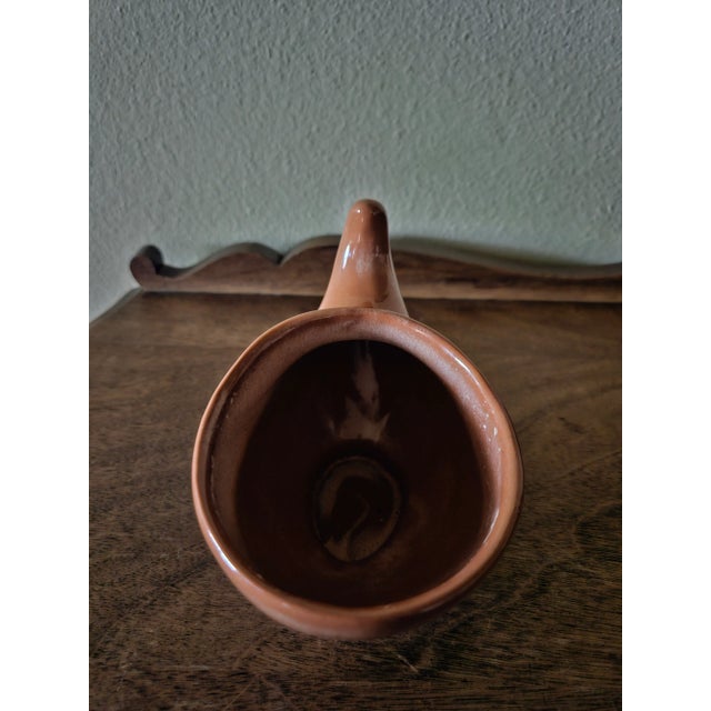 Vintage Brown Frankoma 575 Cornucopia Planter/Vase | Chairish