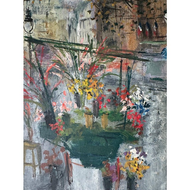 Original Serge Belloni Parisian Cityscape. Signed Framed Autumn ...