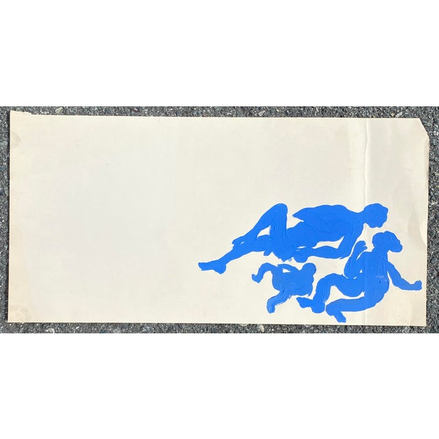 1970s Larry Connatser Matisse Style Figural Painting | Chairish