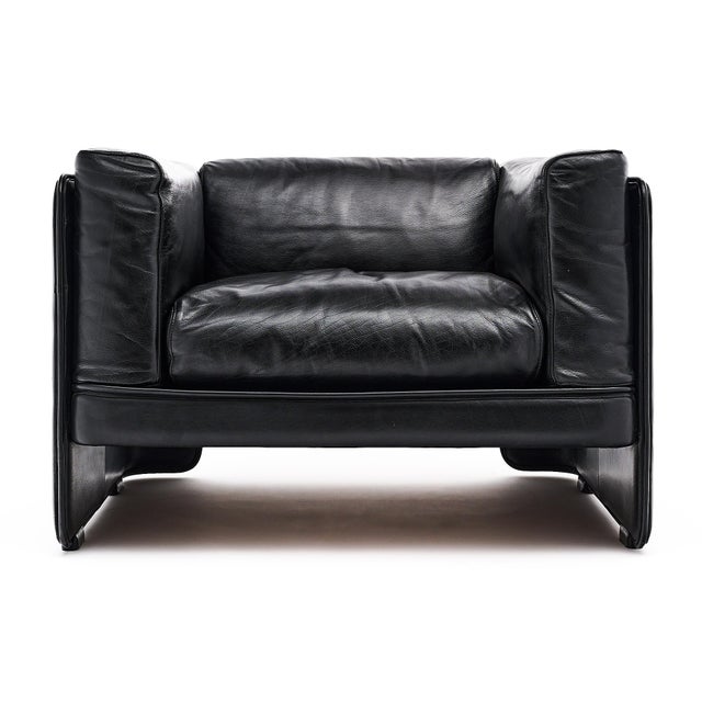 Poltrona Frau Leather Armchair | Chairish
