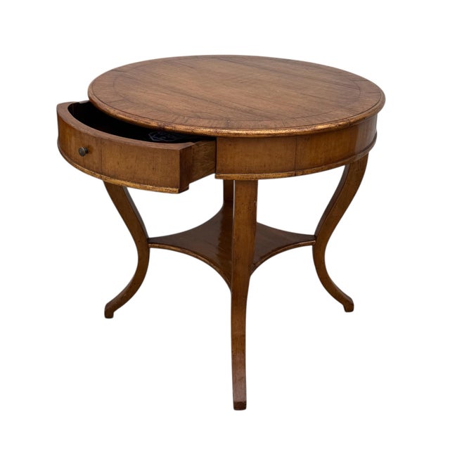 Gregorius Pineo 18th Century Style Beidermeier Side Table, Unsigned. | Chairish