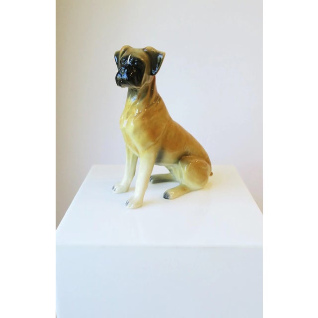 Ceramic Boxer Dog | Chairish