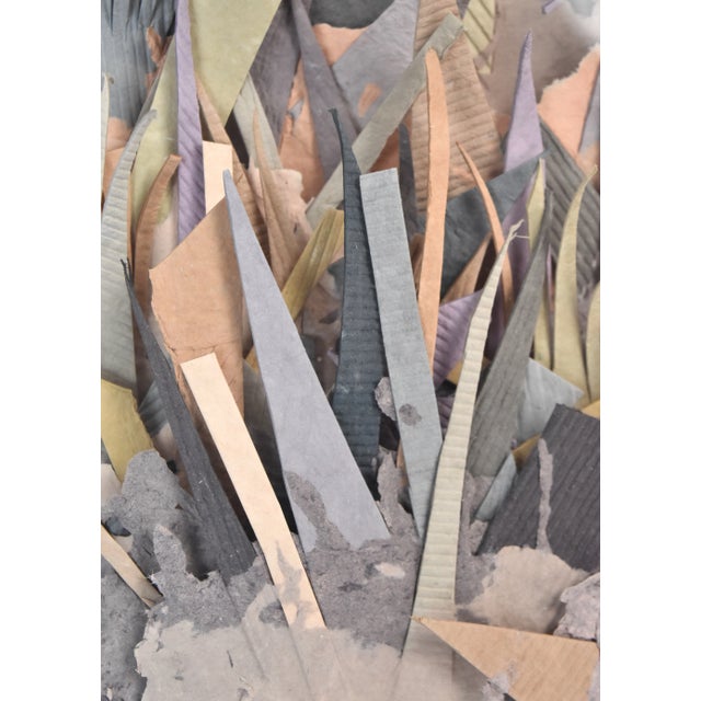 Vintage Mixed Media Handmade Paper Sculpture by Harriet Hanson | Chairish