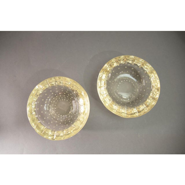 Pair of Daum Nancy Mid-Century Modern Ashtrays French | Chairish