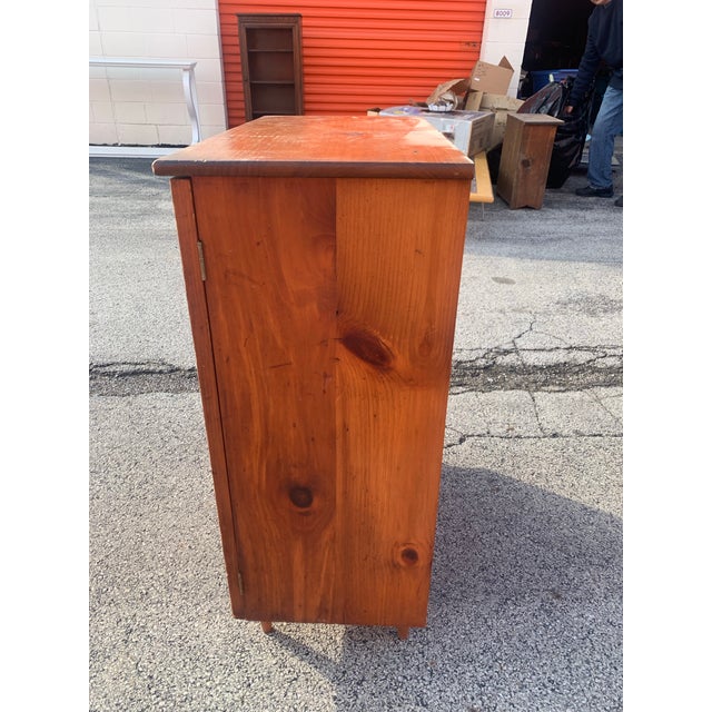 Mid 20th Century Mid Century Modern Two Shelf Cabinet With Louvered ...