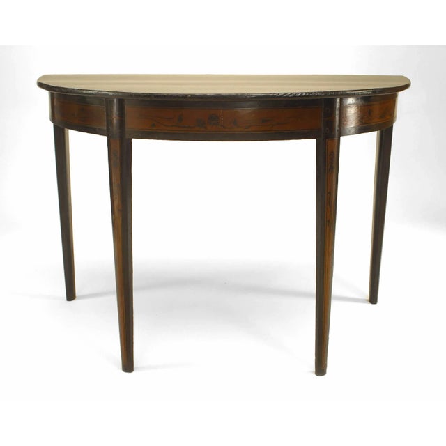 Italian Neo-Classic Rosewood Console Tables - A Pair | Chairish