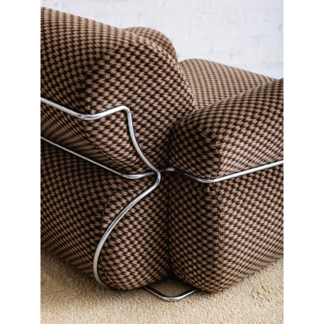 Italian Chrome Wrapped Chair in the Style of Adriano Piazzesi | Chairish