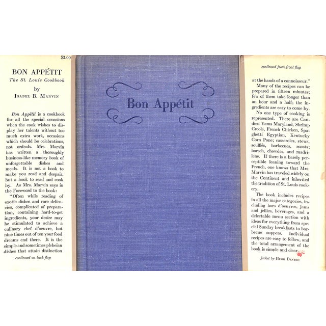 "Bon Appetit: The St. Louis Cook Book" 1947 Marvin, Isabel B. | Chairish