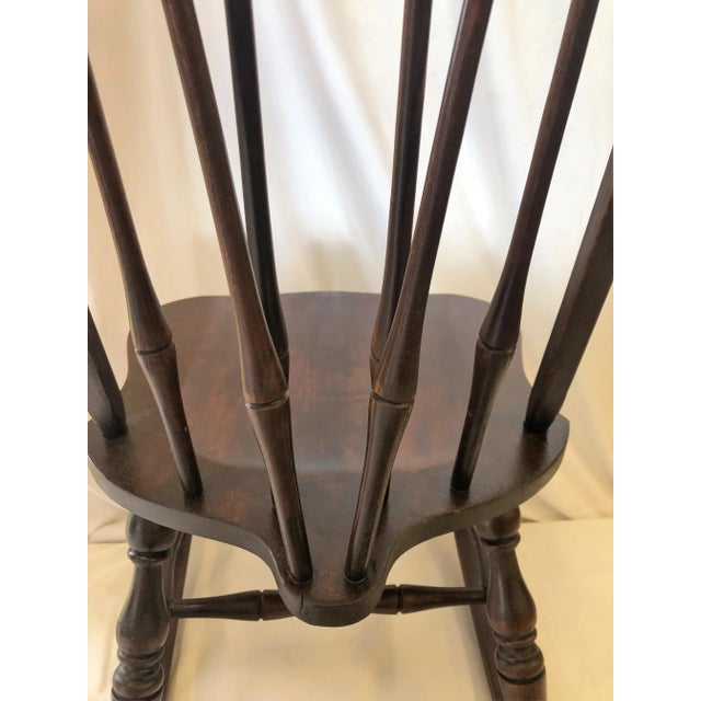 Vintage Early 20th Century Windsor Style Childs Rocking Chair | Chairish