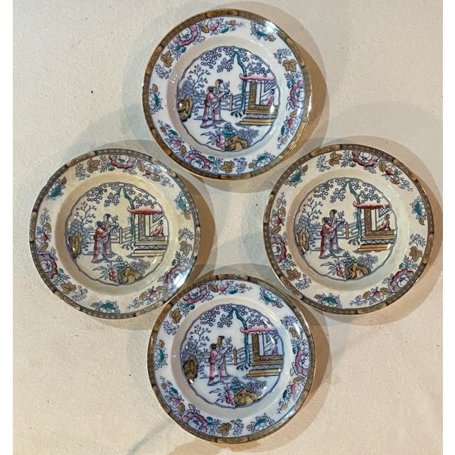Antique Ashworth Tea House Pattern Bowls - Set of 4 | Chairish