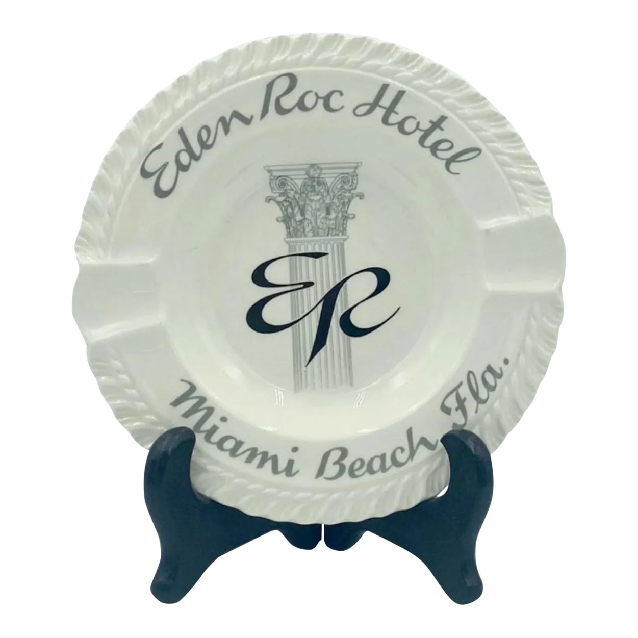 Mid 20th Century Eden Roc Hotel Miami Beach Ashtray Bowl Trinket Dish ...