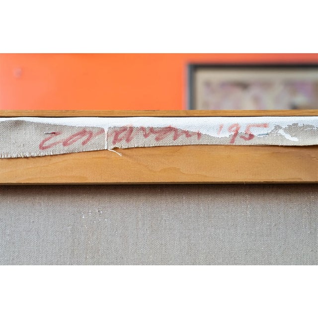 1990s James Canavan Large Modern Abstract Oil Painting on Canvas | Chairish