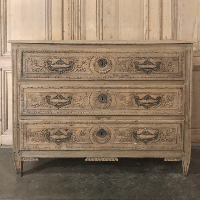 18th Century Country French Stripped Commode | Chairish