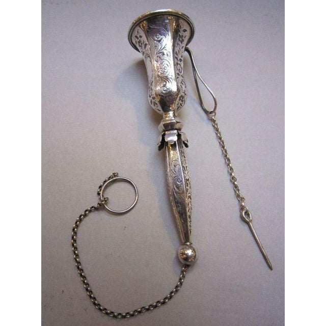 French Posy Holder of Silver | Chairish