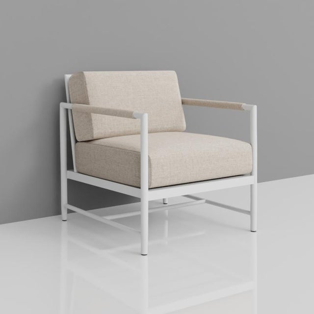 Sabbia Club Chair in Echo Ash, No Welt | Chairish
