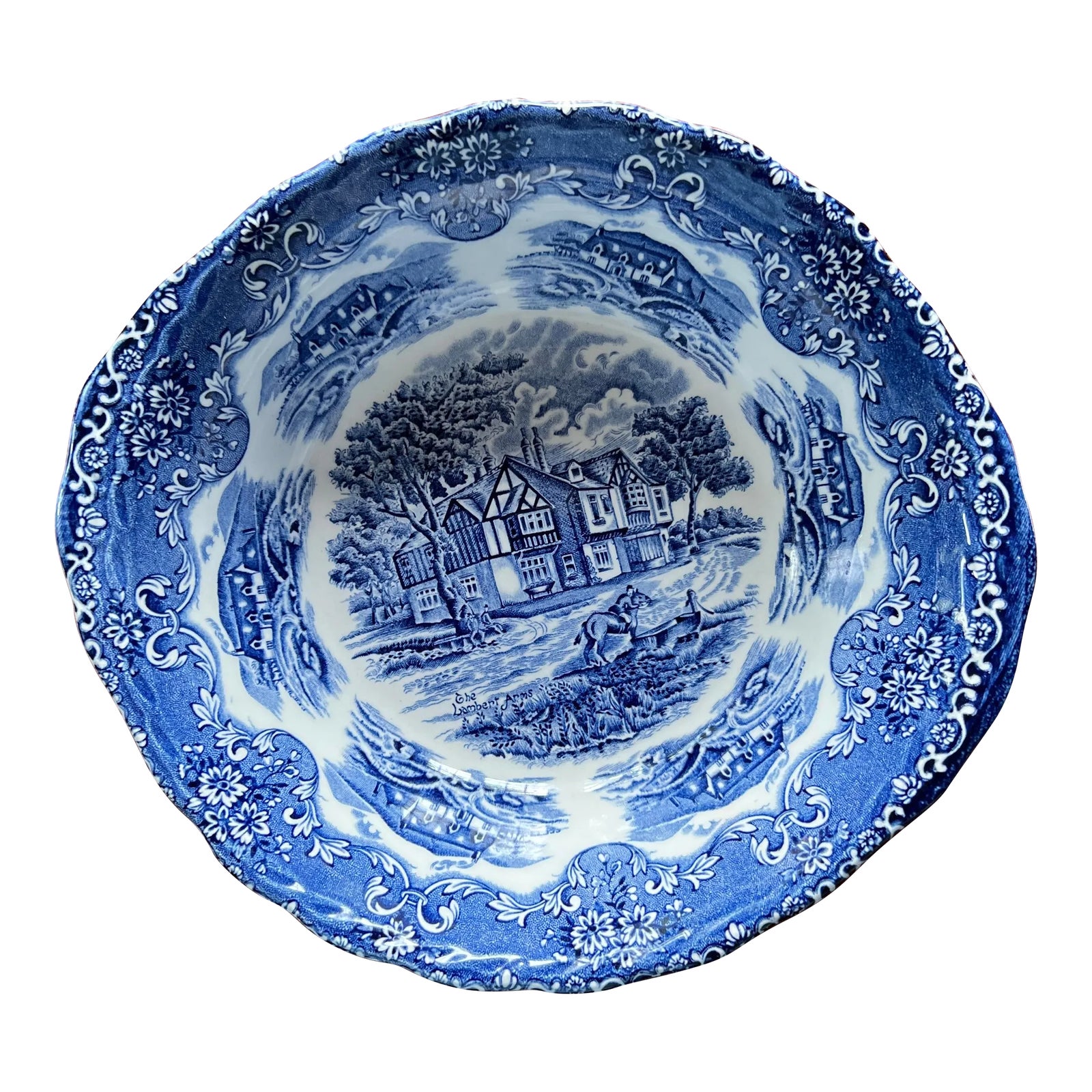 1950s Grindley English Country Inns Serving Bowl Staffordshire England ...