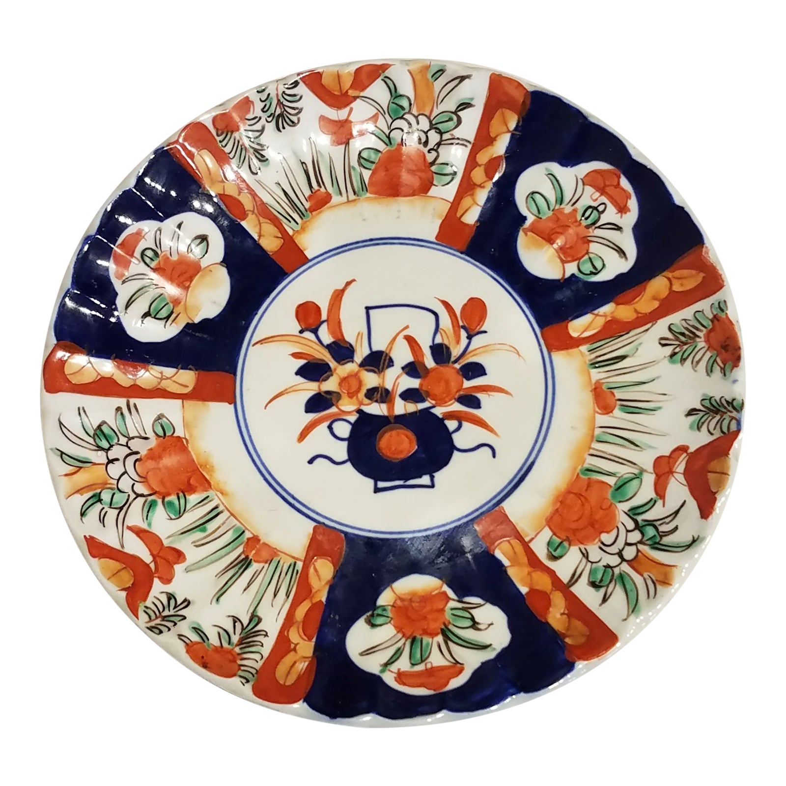 Late 19th Century Imari Plate Found in Northeastern England | Chairish