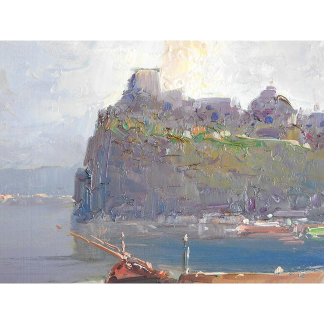 Mid 20th Century F. Baldi Original Oil on Board Impressionist Paintings ...