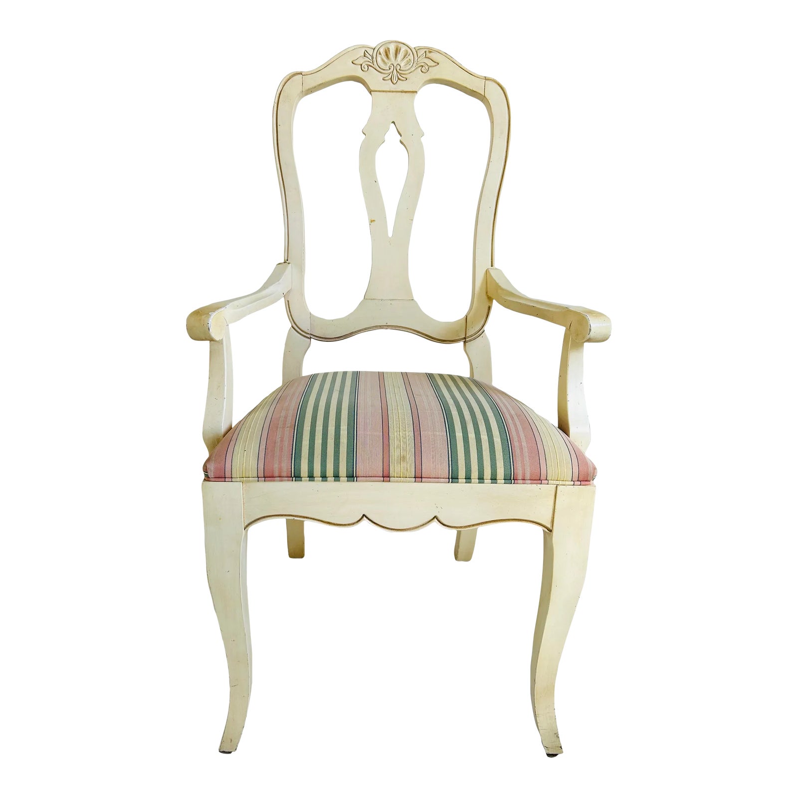 1990s Ethan Allen French Country Armchair | Chairish