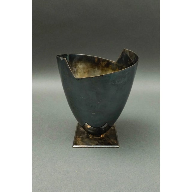 Late 20th Century Elsa Rady for Swid Powell Vintage Post Modern Silver ...