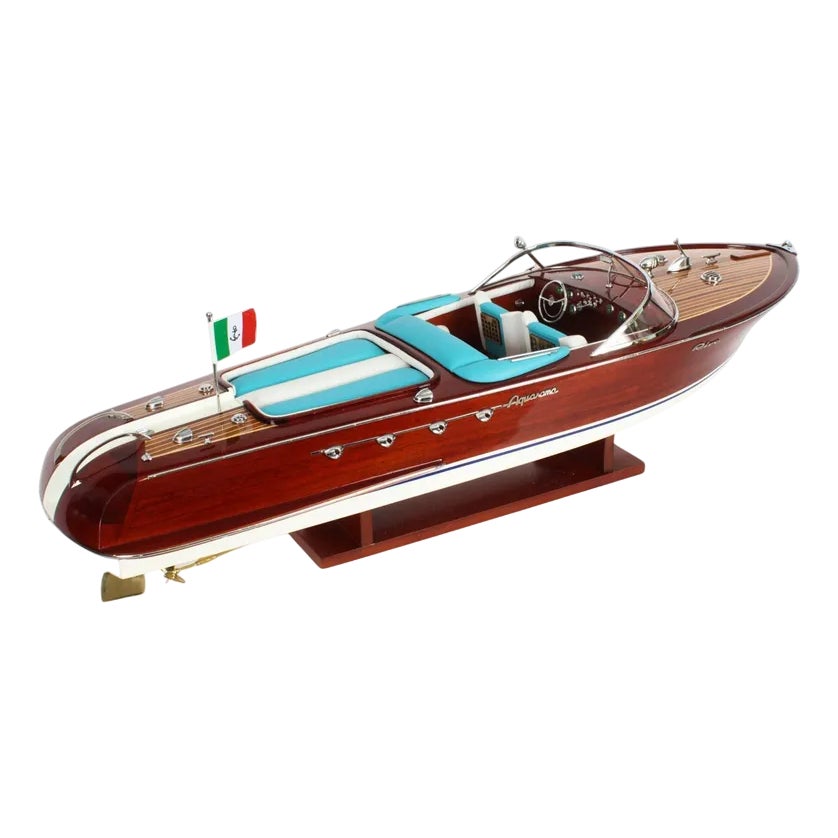 Vintage Model of Riva Aquarama Speedboat | Chairish