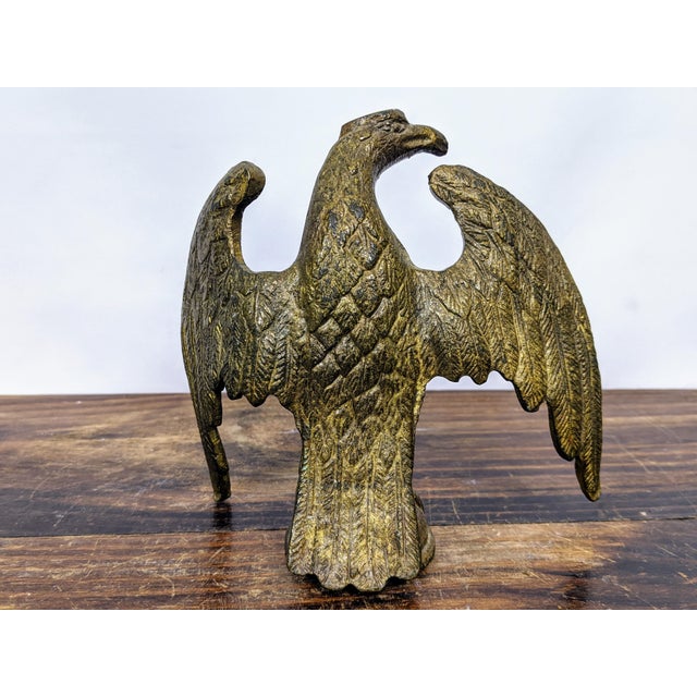 Antique Civil War Era Bronze Eagle Finial Flag Topper Chairish