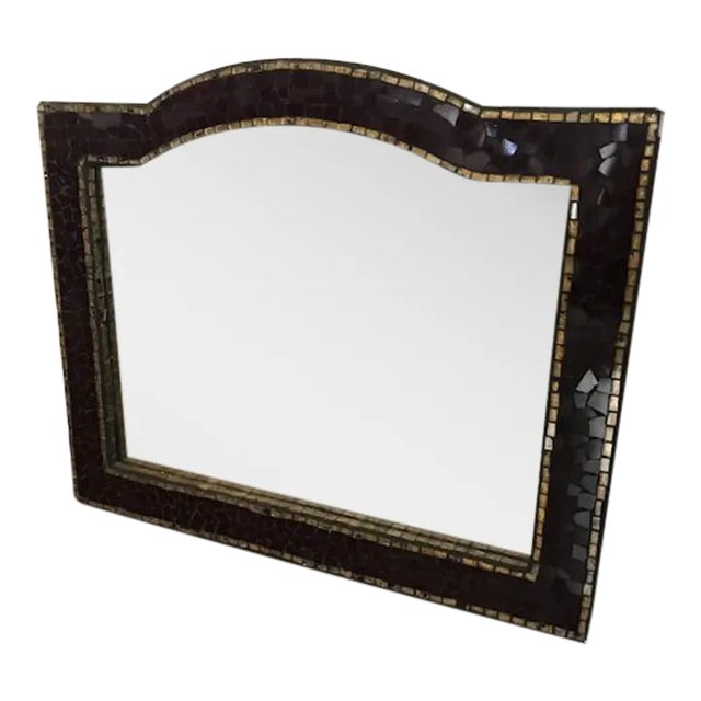 1920s Inlaid Tiled Mirror | Chairish