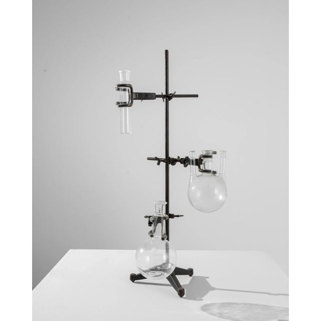 Vintage Steel Laboratory Beaker Stand | Chairish