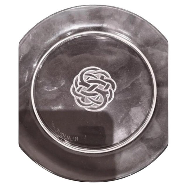 Vintage Art Deco Plates by Rene Lalique, France, 1926, Set of 4 | Chairish