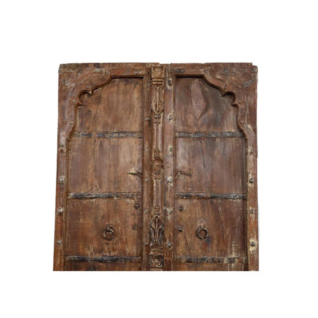 Antique Rustic Doors Teak Wood Exterior Barn Door Shutters 84 | Chairish