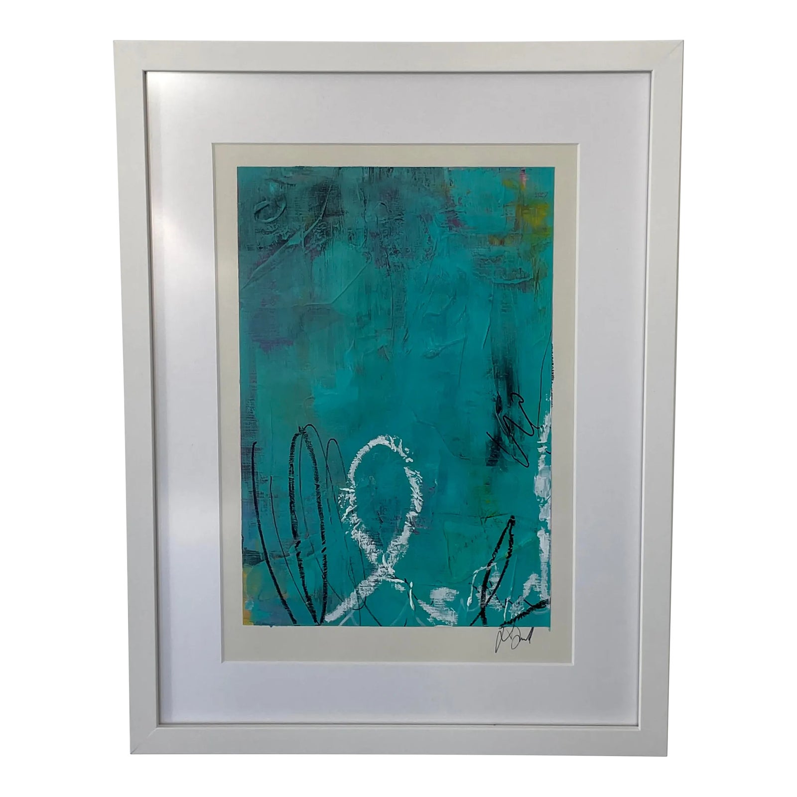 "Lustrous" Original Abstract Acrylic Painting by Jakki Jandrell | Chairish